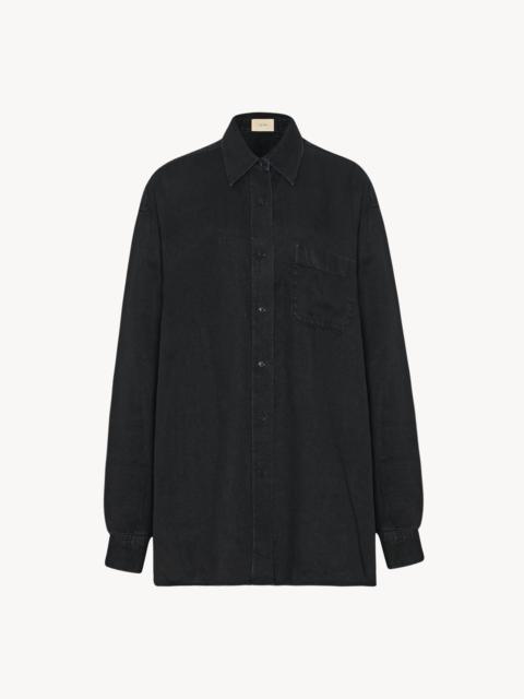 The Row Nesson Shirt in Linen | REVERSIBLE