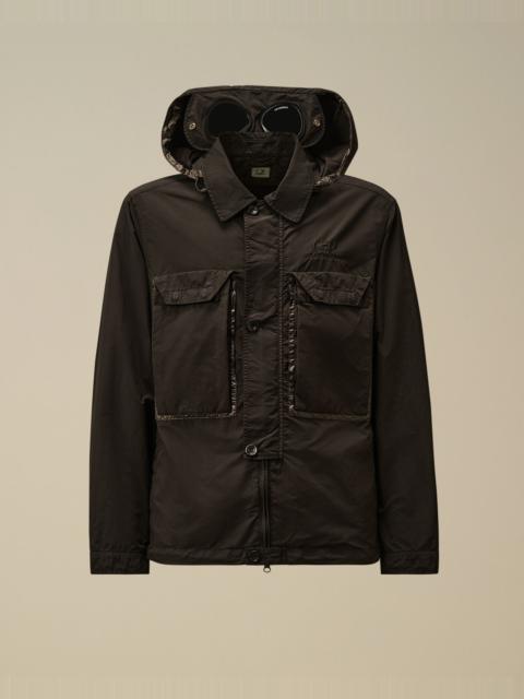 C.P. Company Flatt Nylon Goggle Overshirt | REVERSIBLE