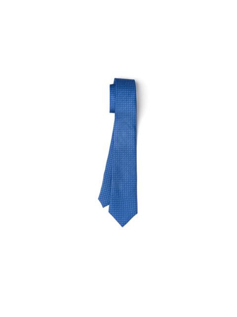 Church's Chain print tie Printed Silk Twill Navy | REVERSIBLE
