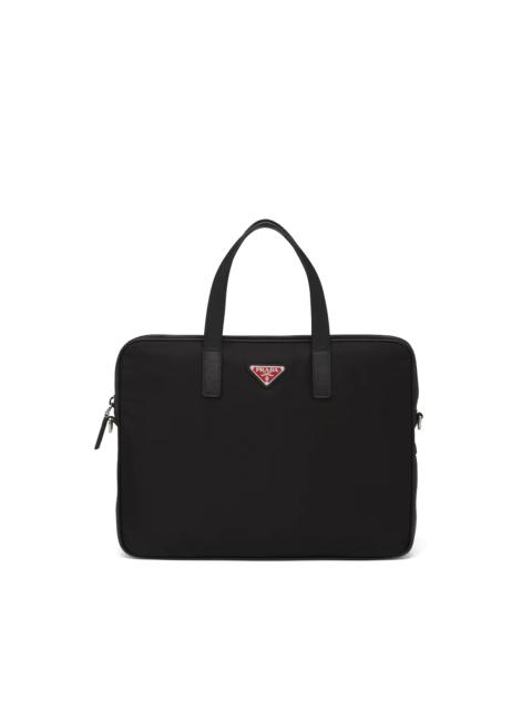 Prada Nylon and Saffiano Leather Work Bag | REVERSIBLE