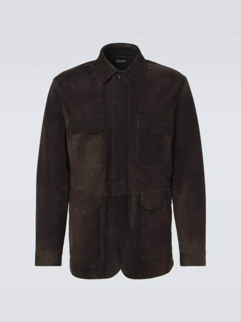 ZEGNA Leather field jacket | REVERSIBLE