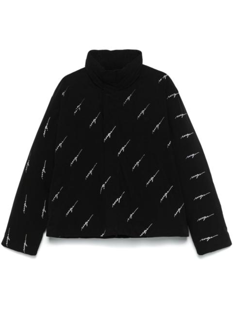 MSGM logo-print jacket | REVERSIBLE