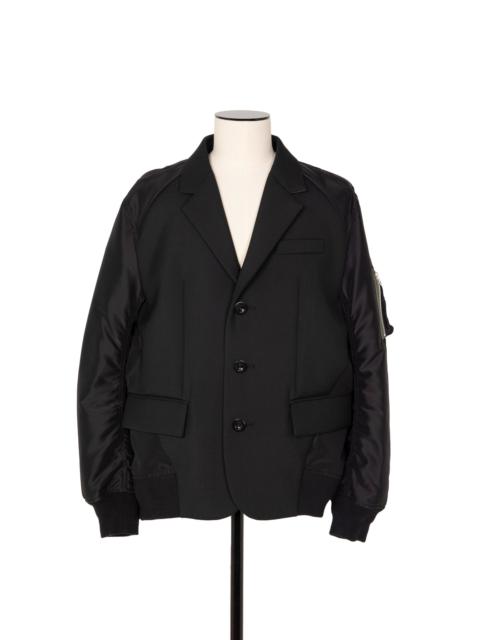 sacai Suiting Bonding Mix Jacket | REVERSIBLE