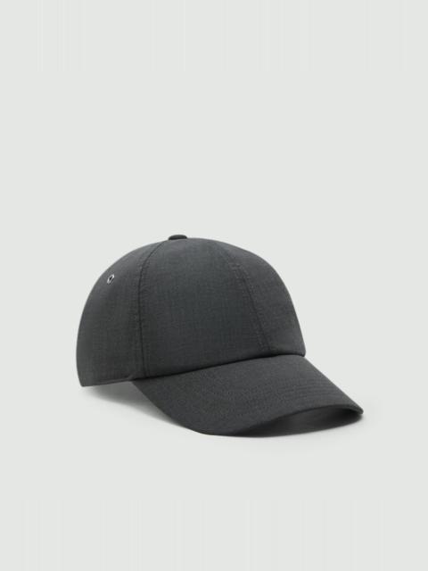 Theory Baseball Cap in Motion Wool | REVERSIBLE