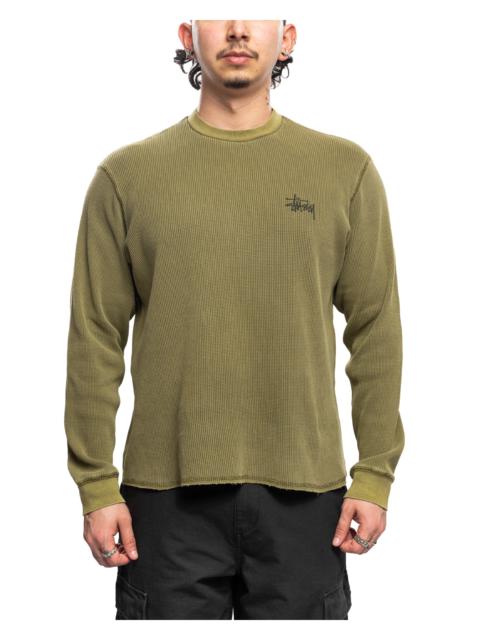 Stüssy Basic Stock LS Thermal Olive | REVERSIBLE