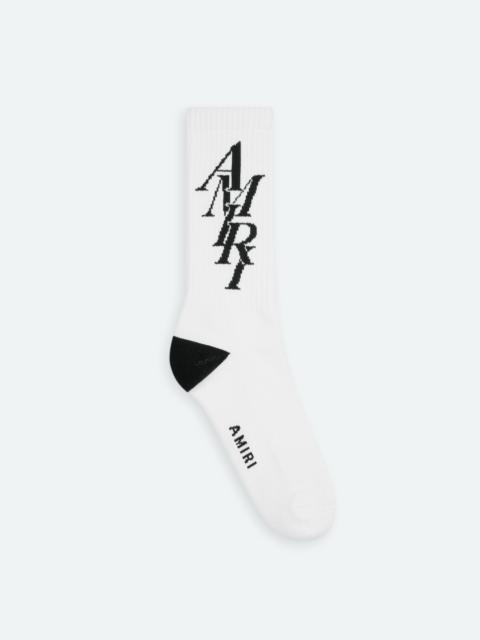 AMIRI AMIRI STACK SOCK | REVERSIBLE
