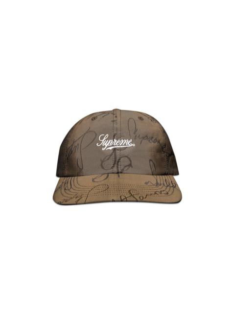 Supreme Supreme Script Logos 6-Panel 'Olive' | REVERSIBLE