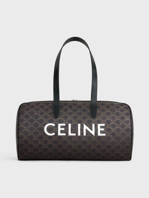 CELINE Duffle bag in Triomphe Canvas with Celine print | REVERSIBLE