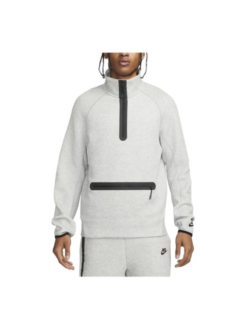 Nike Nike Tech Fleece Half Zip Sweatshirt 'Grey' FB7999-063 | REVERSIBLE