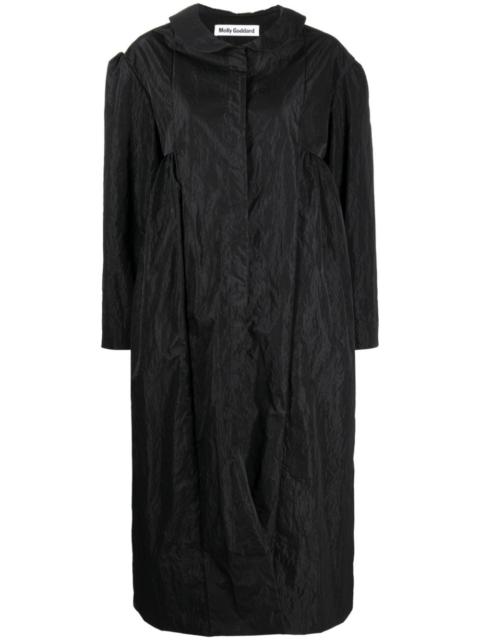 Molly Goddard Ava Peter Pan-collar coat | REVERSIBLE