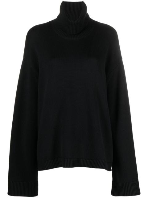 The Frankie Shop Rhea trapeze roll-neck jumper | REVERSIBLE