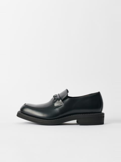 Our Legacy Nakano Shoe Glazed Black Leather | REVERSIBLE