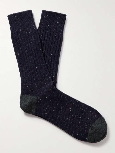ANONYMOUSISM Ribbed-Knit Socks | REVERSIBLE
