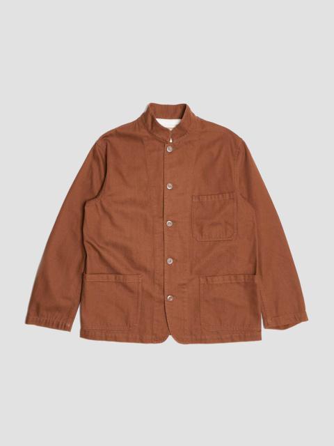 Nigel Cabourn Tunic Jacket in Brown | REVERSIBLE