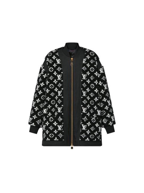 Louis Vuitton Oversized Monogram Teddy Bomber Jacket | REVERSIBLE