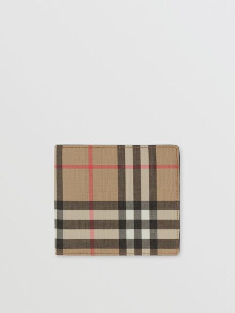 Burberry Vintage Check and Leather Bifold Wallet | REVERSIBLE