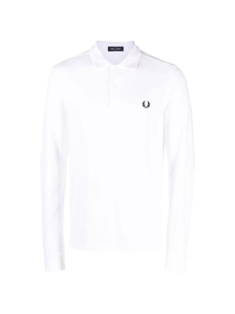 Fred Perry crest-motif polo shirt | REVERSIBLE