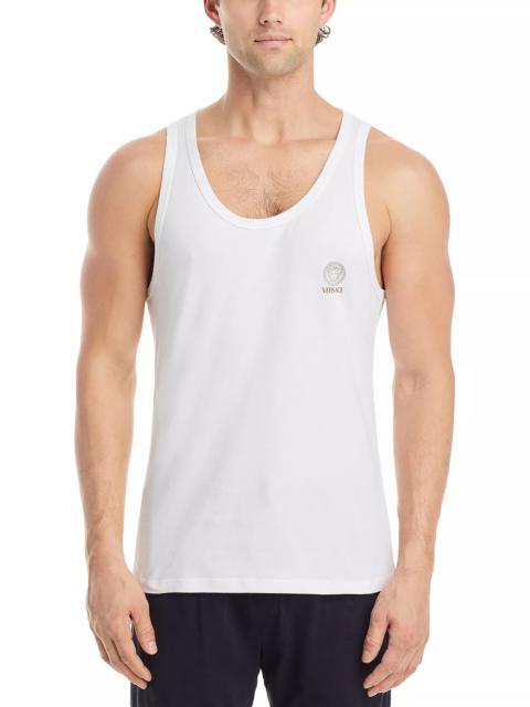 VERSACE Medusa Logo Jersey Tank | REVERSIBLE