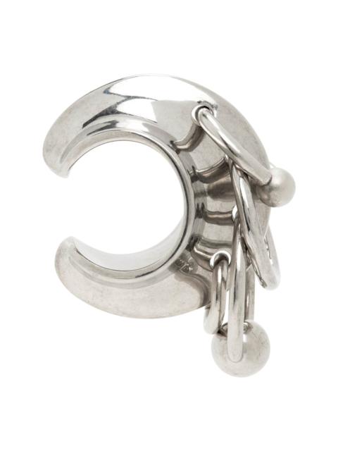 Jean Paul Gaultier Silver 'The Multi-Piercing' Ear Cuff | REVERSIBLE