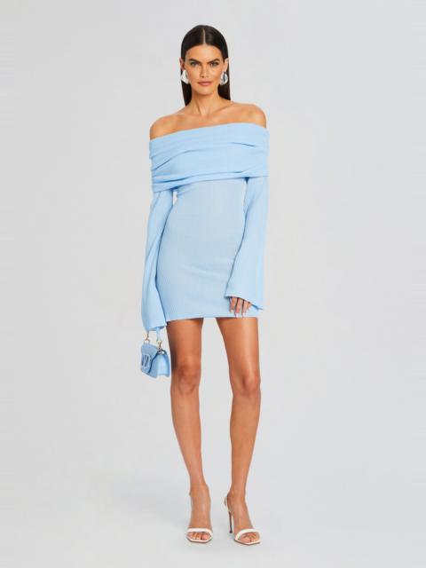 RETROFÊTE GALLI RIB KNIT MINI DRESS | REVERSIBLE
