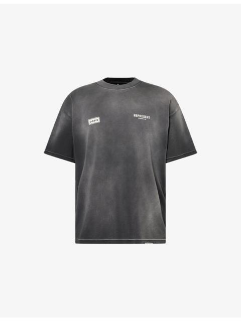REPRESENT Oasis Owner Club Logo-Embossed Cotton T-Shirt | REVERSIBLE