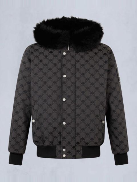 MOOSE KNUCKLES DENALI MONOGRAM BOMBER JACKET | REVERSIBLE