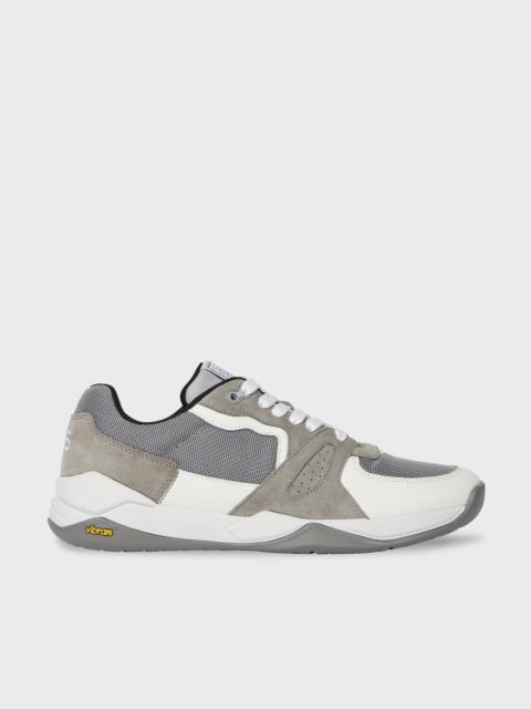 Paul Smith White and Grey 'Ossi' Trainers | REVERSIBLE