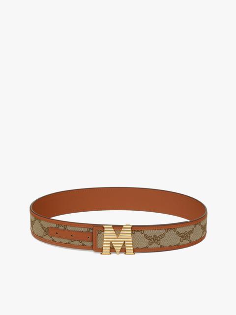 MCM Claus Fluted M Reversible Belt 1.5” in Lauretos Jacquard | REVERSIBLE
