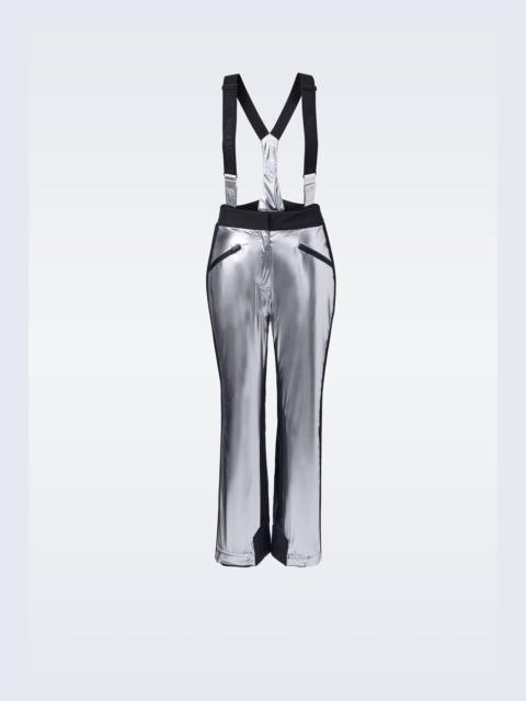 MACKAGE NYOMI metallic ski pant with removable suspenders | REVERSIBLE