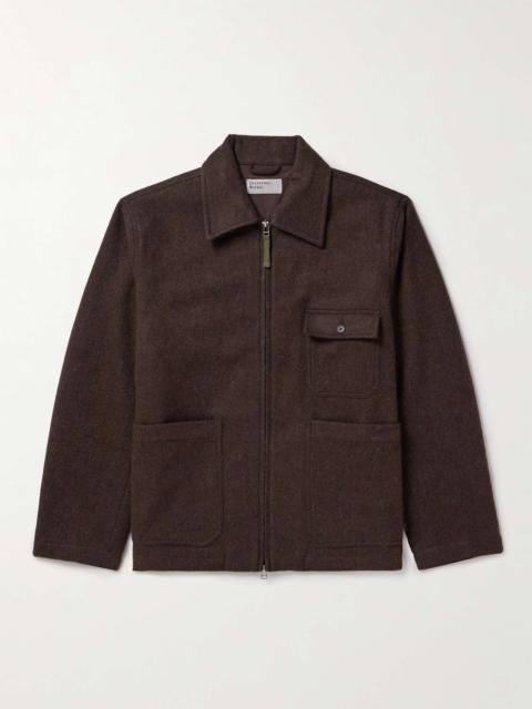 Universal Works Melton Wool-Blend Jacket | REVERSIBLE