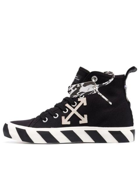 Off-White Off-White Mid-Top Vulcanized Canvas Sneaker 'Black White ...