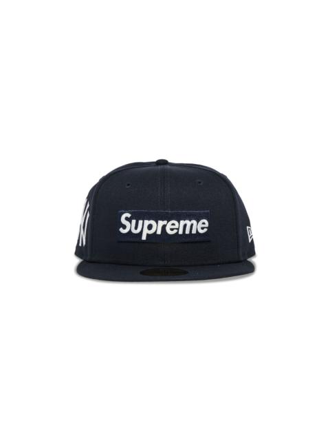 Supreme Supreme x MLB Teams Box Logo New Era 'Navy - New York' | REVERSIBLE