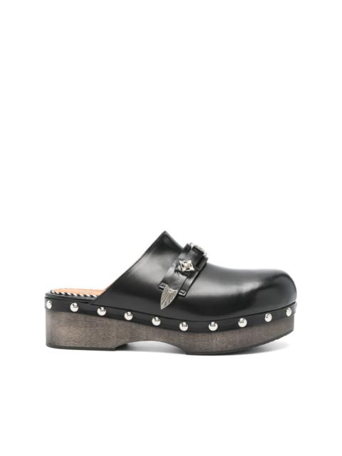 TOGA VIRILIS strap-detail clogs | REVERSIBLE