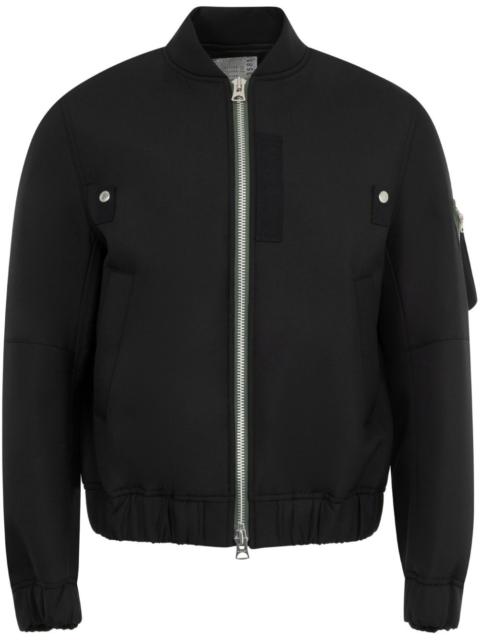 sacai Suiting Bonding bomber jacket | REVERSIBLE
