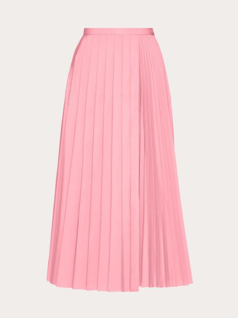 Valentino MICRO FAILLE PLEATED SKIRT | REVERSIBLE