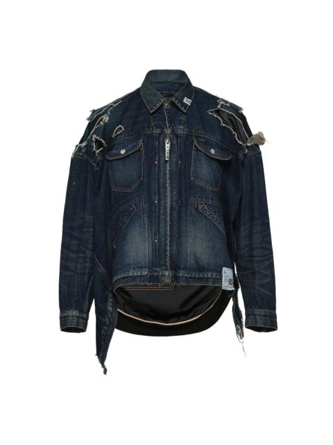 Maison MIHARAYASUHIRO Double Layered Denim Jacket | REVERSIBLE