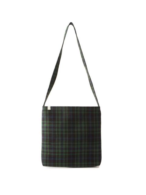 visvim RECORD BAG BUFFALO CHECK GREEN | REVERSIBLE