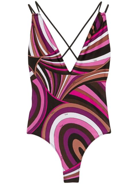 PUCCI Iride-print swimsuit | REVERSIBLE
