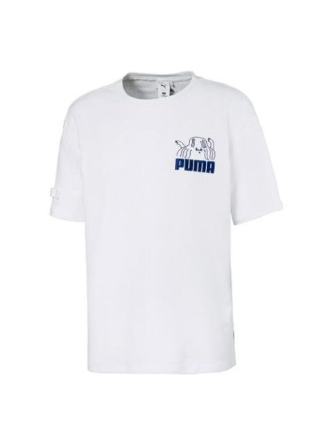 PUMA PUMA x TYAKASHA Crossover Series Logo Printing Short Sleeve Couple ...