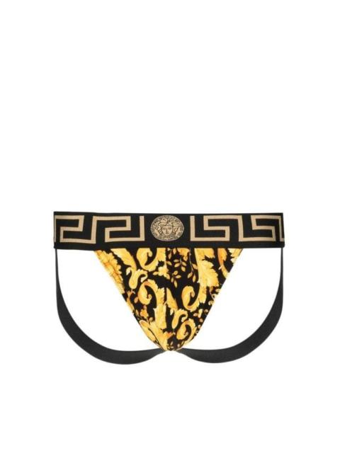 VERSACE Jockstrap with distinctive baroque print | REVERSIBLE