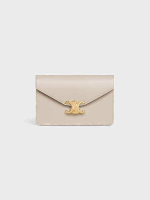 CELINE WALLET ON CHAIN MARGO in Shiny calfskin | REVERSIBLE