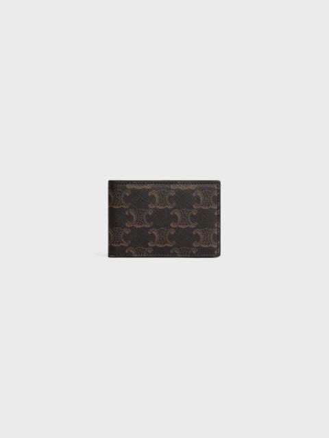 CELINE Horizontal card holder in Triomphe Canvas | REVERSIBLE