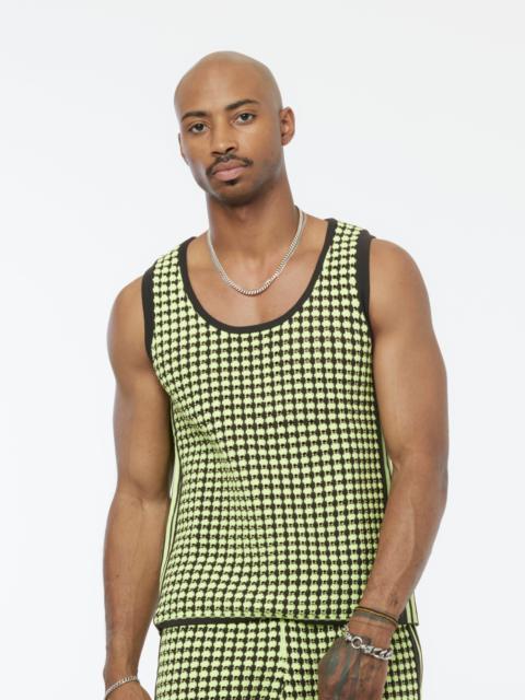 adidas WB CROCHET VEST (SEMI FROZEN YELLOW/NIGHT BROWN) | REVERSIBLE