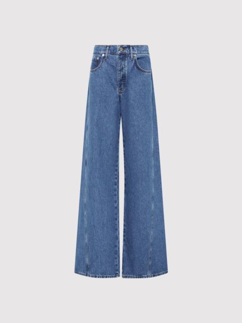 ST. AGNI Low Rise Jeans - Denim Blue | REVERSIBLE