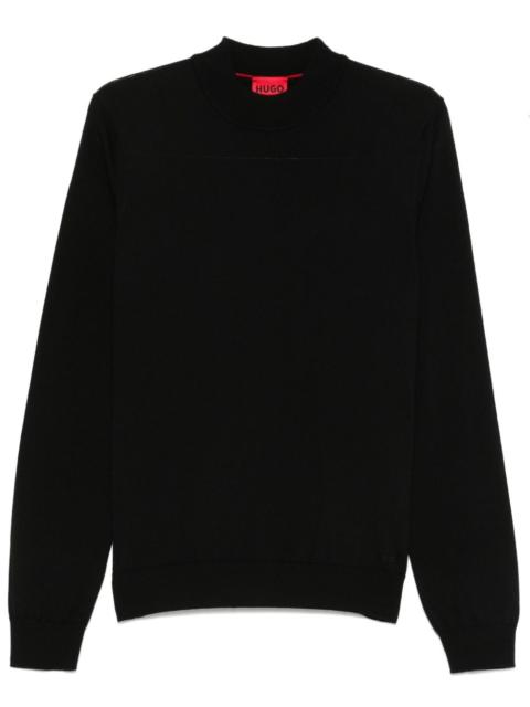 HUGO virgin wool sweater | REVERSIBLE