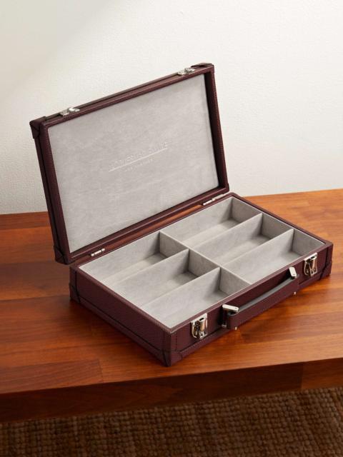 JACQUES MARIE MAGE Large Full-Grain Leather Collector's Case | REVERSIBLE