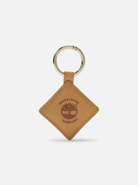 Timberland Diamond Leather Keychain | REVERSIBLE