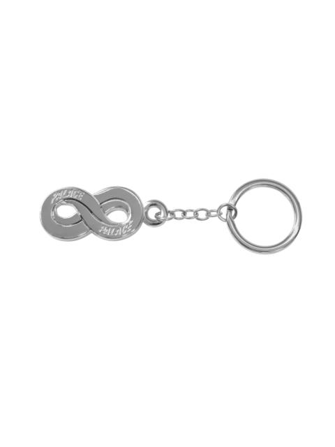 PALACE CHAIN LINK KEYRING SILVER | REVERSIBLE