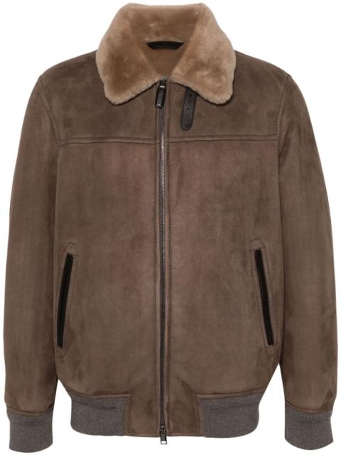 Brioni shearling leather jacket | REVERSIBLE