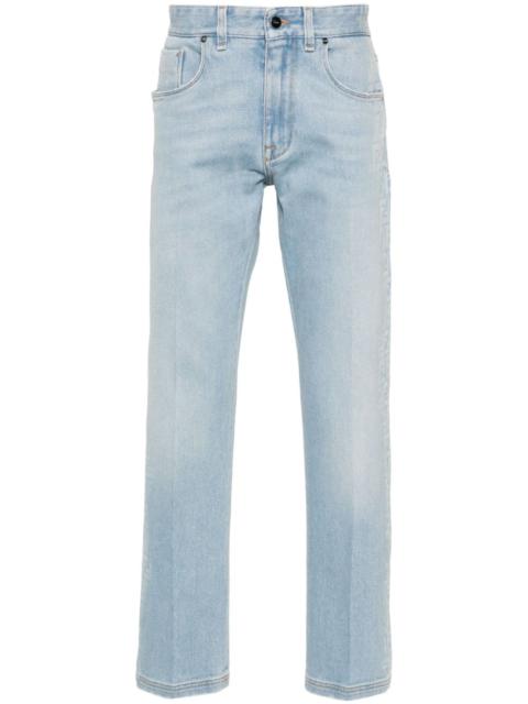 FENDI mid-rise tapered jeans | REVERSIBLE